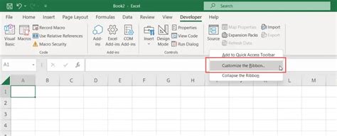 วิธีตั้งค่า Ribbon ให้ซ่อนหรือแสดงแท็บตามที่เราต้องการใน Excel ดีครับดอทคอม
