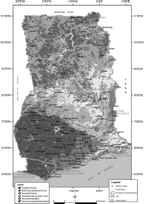 Normalized Difference Vegetation Index Map From 2008 Download Scientific Diagram