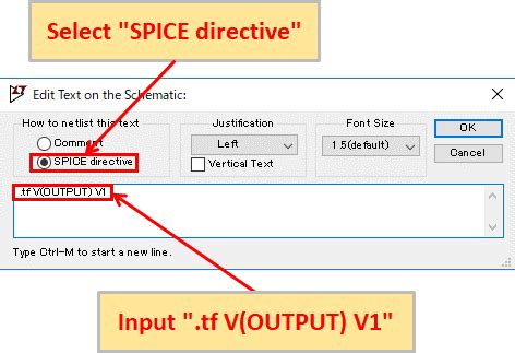 LTspice DC Transfer Function Analysis Tf Spiceman