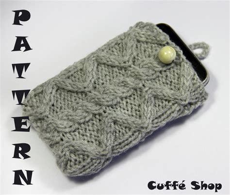 Mobile Phone Iphone Knitted Cover Case Pdf Pattern Nr 6 500