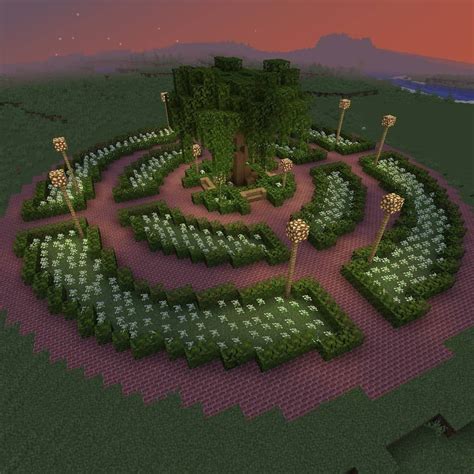 Minecraft Garden Ideas Design