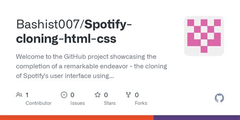 Github Bashist007spotify Cloning Html Css Welcome To The Github