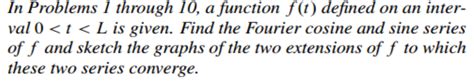 Solved In Problems Through A Function F T Defined On Chegg Com