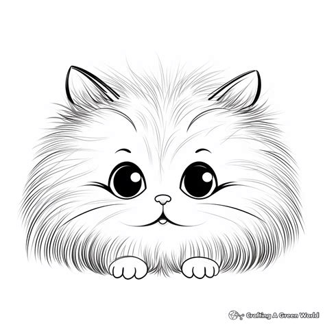 Cat Face Coloring Pages Free And Printable