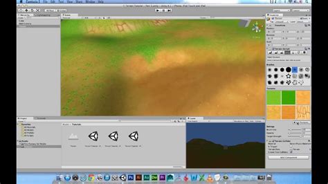 Unity Tutorial Forest Scene Painting Terrain Textures YouTube