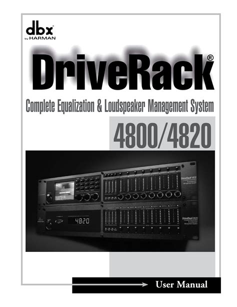 Complete Equalization And Loudspeaker Management System Docslib Complete Equalization And Loudspeaker Management System Docslib