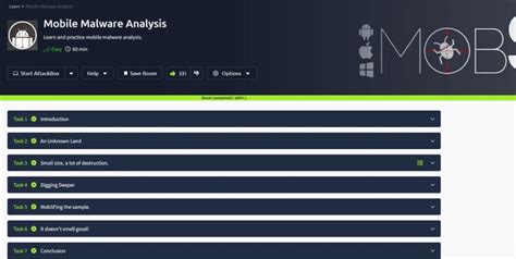 Ernani Scamilo On Linkedin Tryhackme Mobilemalwareanalysis Segurançacibernética Android