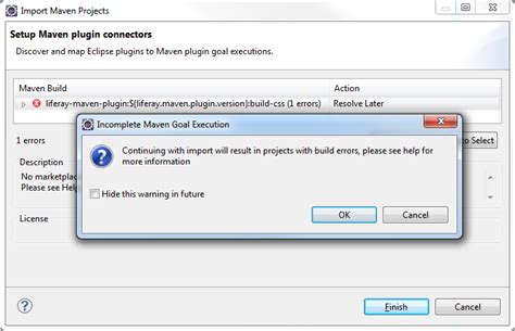 setting up liferay maven facets in existing liferay maven plugin