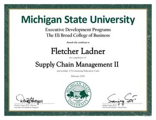 SCM Certificate PDF Business Business And Finance