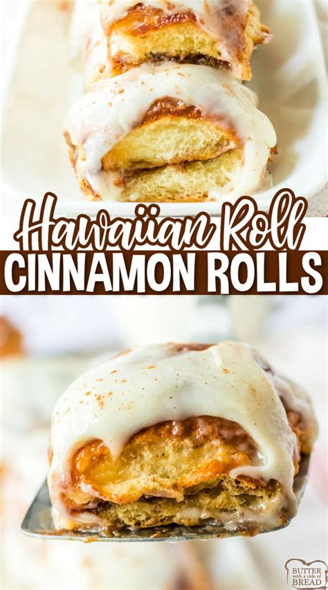 Delicious Hawaiian Roll Cinnamon Rolls