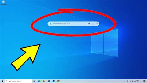 Remove Microsoft Edge Desktop Search Bar in Windows 10 | How To Disable & Hide Desktop Search ...