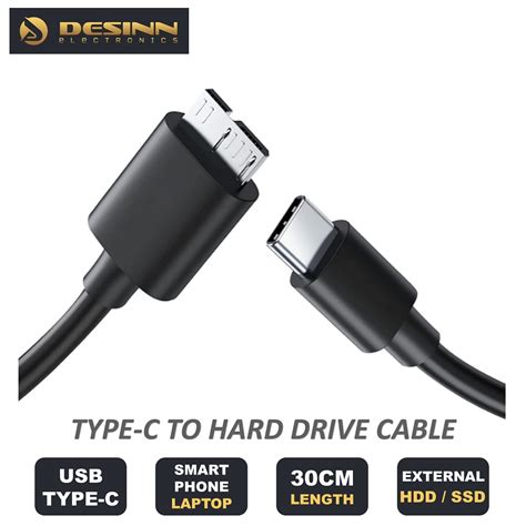 USB C To Micro USB 3 0 Cable Hard Drive Cable To Type C 5Gbps Speed Data Transfer Charging Sync