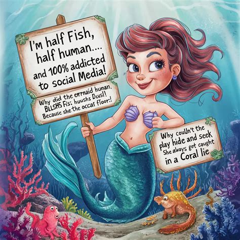 140 Funny Mermaid Puns And Jokes Make A Splash With Humor