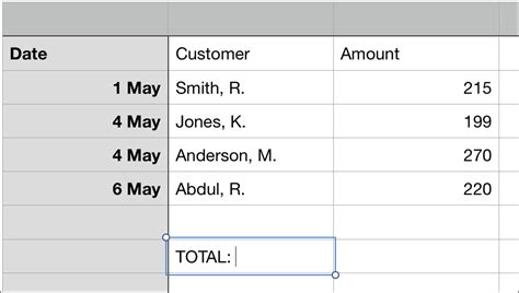 get started formatting an apple numbers spreadsheet