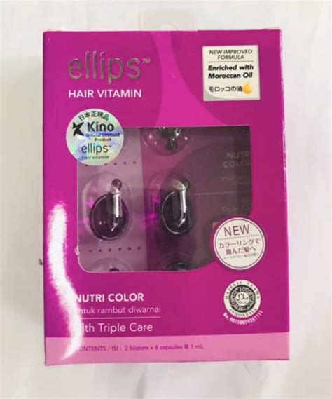 Ellips New Improved Formula Hair Vitamin 6 Capsules From Japan Lazada PH