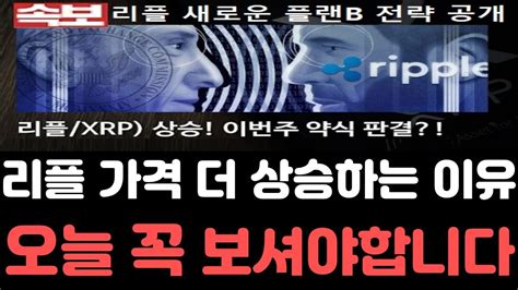 리플전망 리플ceo 충격적인 발언 지금은 시작일뿐 우리는 플랜b 전략으로 간다 오늘 영상은 꼭 보셔야합니다 리플전망 리플호재 리플급등 리플코인 리플소송