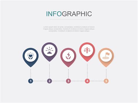 Premium Vector Csr Responsibility Sustainability Ethics Goal Icons Infographic Design Template