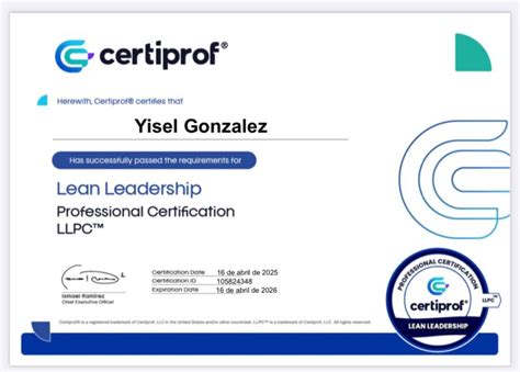 Im Happy To Share That Ive Obtained A New Certification Lean