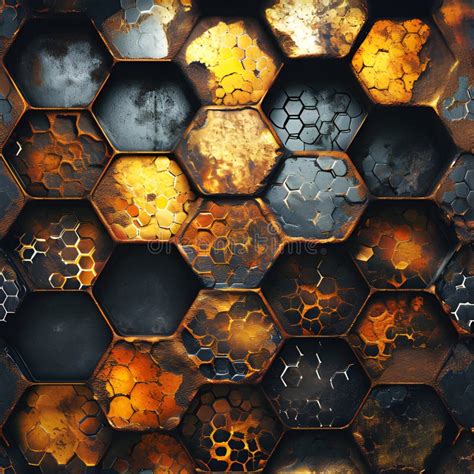 Organic Pattern That Captures The Intricate Geometry Of Honeycomb Cells