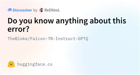 Theblokefalcon 7b Instruct Gptq · Do You Know Anything About This Error