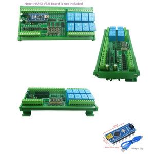 Jual Vorify Net DC V V DI AI Digital Analog ADC Button Digital Tube RS Relay PLC