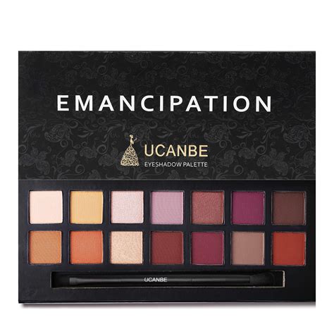 Amazon.com : UCANBE Pro 14 Colors Eyeshadow Palette Matte & Shimmer Eye ...