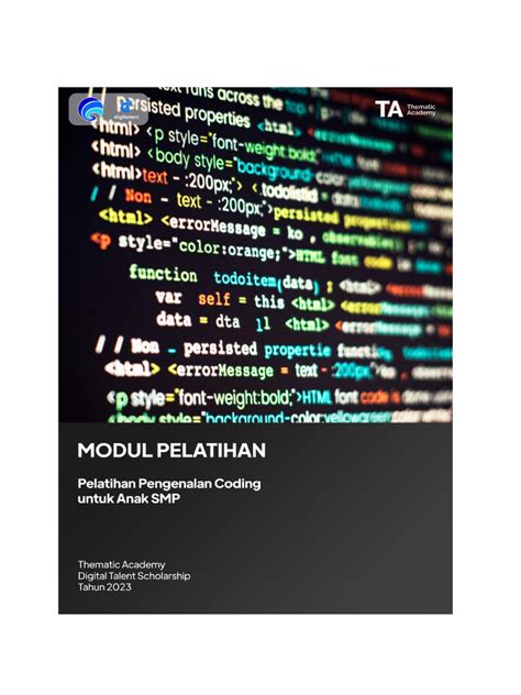 modul pelatihan pengenalan coding smp pdf