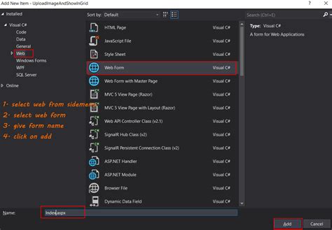 upload image save in database and show in gridview