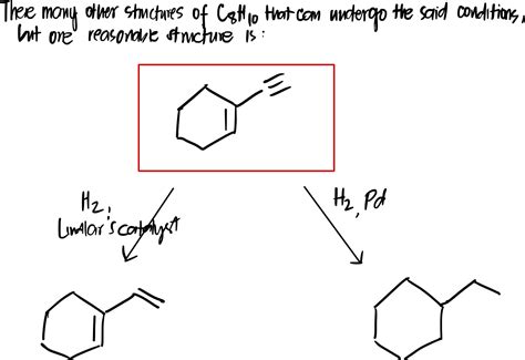 [solved] a hydrocarbon of unknown structure has the formula ch10 on