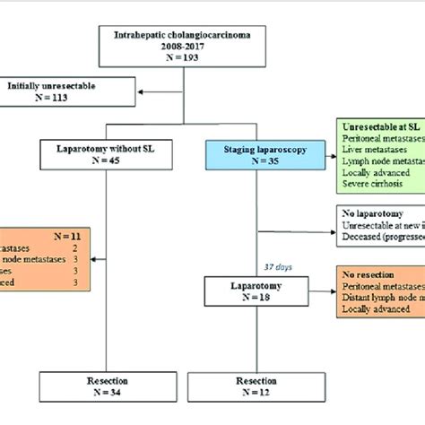 Flowchart Of All Patients With Potentially Resectable Intrahepatic Download Scientific Diagram