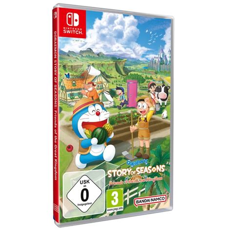 Doraemon Story Of Seasons Friends Of The Great Kingdom Nintendo Switch Qué Friki