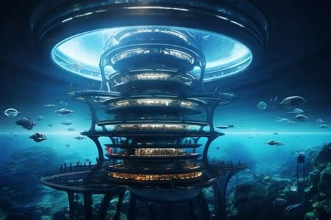 Premium Photo Advanced Underwater Research Laboratories Future