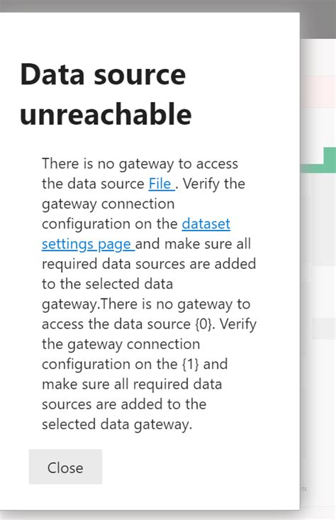 powerbi power bi on premise gateway issues while using excel file