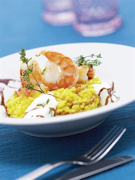 Saffron Risotto With Shrimp Photograph By Tre Torri Fine Art America