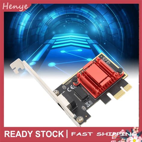 Henye Pci Express Ethernet Adapter Error Correction Seamless Data Transmission Efficient Network