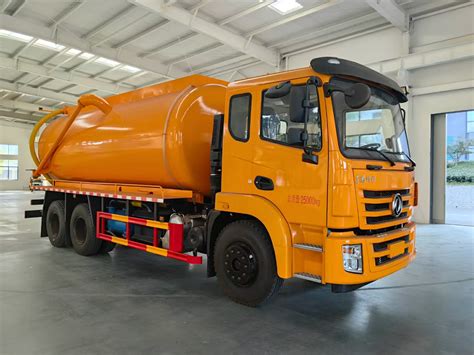 国六东风锦程v6吸污车20立方污泥运输车图片报价配置参数程力专用汽车股份有限公司