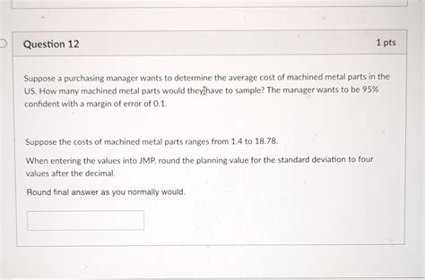 [solved] Suppose A Purchasing Manager Wants To Determi