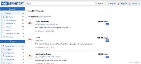 单元测试框架junit，jar包下载junit Jar包下载 Csdn博客