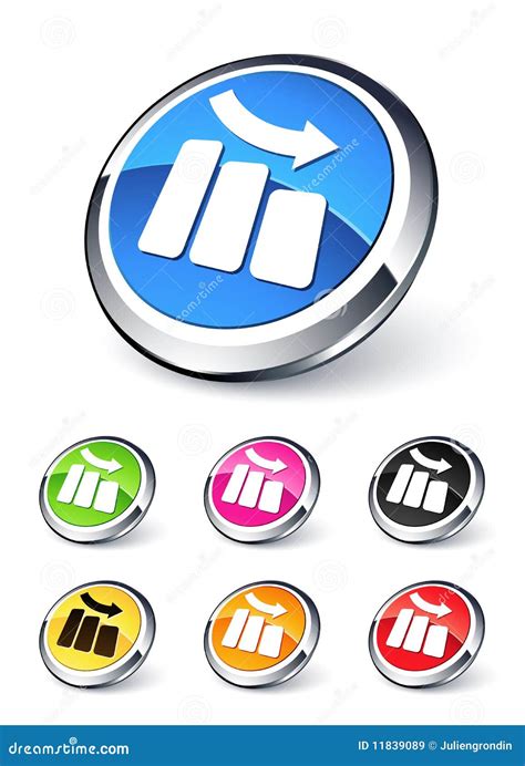 Graph Down Icon Chart Below And Loss Reduction Symbol Flat Vector 191921514