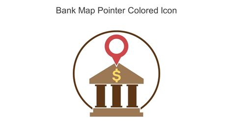 Bank Map Pointer Colored Icon In Powerpoint Pptx Png And Editable Eps