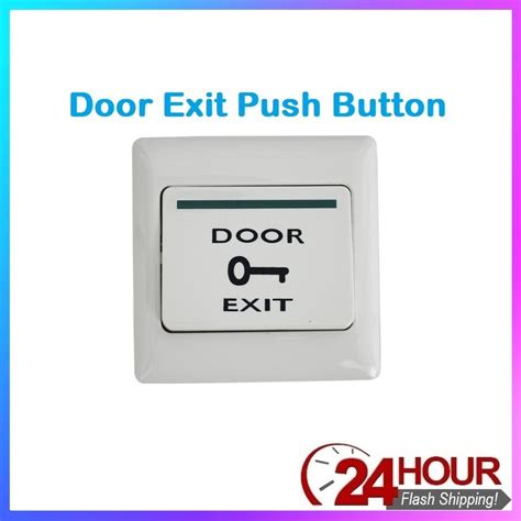exit push button switch for door access control system shopee singapore