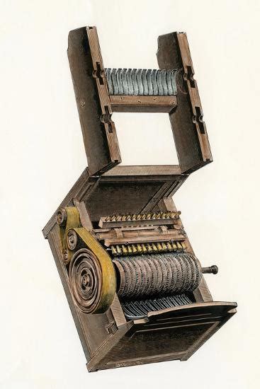 Cotton Gin Ginning Machine Invented By Eli Whitney 1765 1825 In 1793