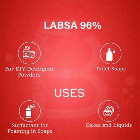 Anionic Surfactants Linear Alkyl Benzene Sulfonic Acid Labsa 96 For