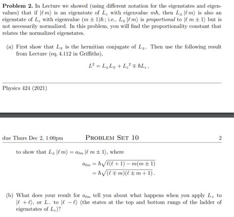 Solved Problem 2 In Lecture We Showed Using Different Chegg Com