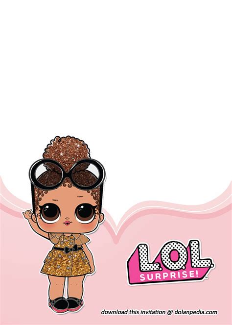 Get Free Template Free Printable Lol Surprise Invitation Templates Free