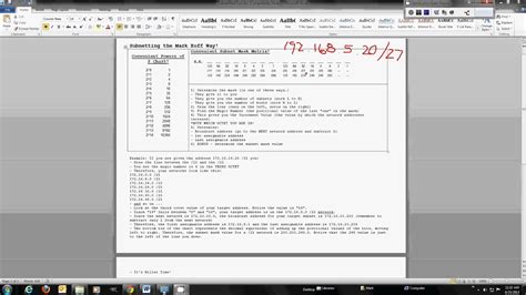 Ipv4 Subnetting Review Youtube Ipv4 Subnetting Review Youtube