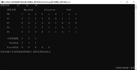 操作系统课程设计 银行家算法c实现操作系统银行家算法c语言代码csdn Csdn博客