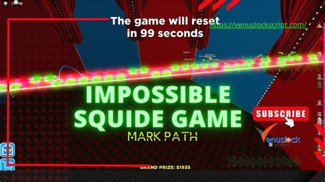 Impossible Squid Game Roblox Script Gui 2022 Mark Steps New Update