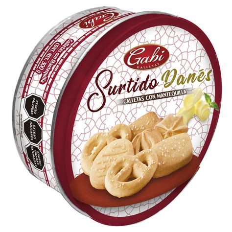 Lata De Galletas Gabi Surtido Danés 300 Grs Delsol