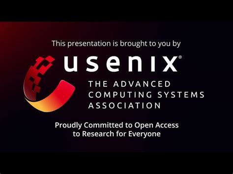 Usenix Annual Technical Conference Talk Envpipe Performance